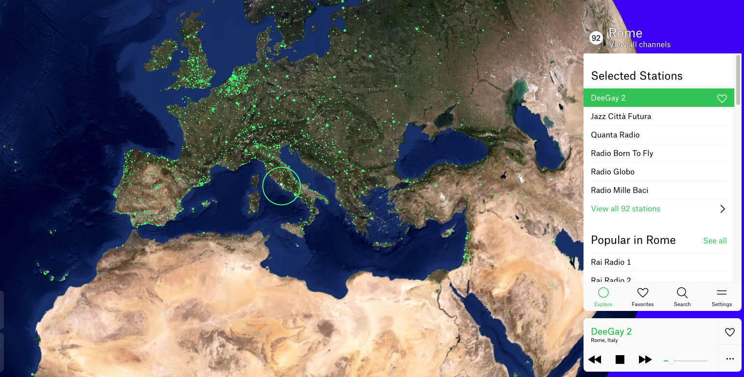 Explore Live Radio Stations Around the Globe with Radio Garden ...