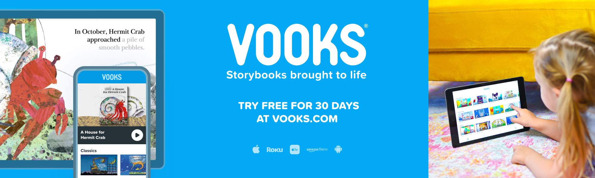 LittleBird - Vooks — Storybooks Brought to Life, 30 Day Free Trial