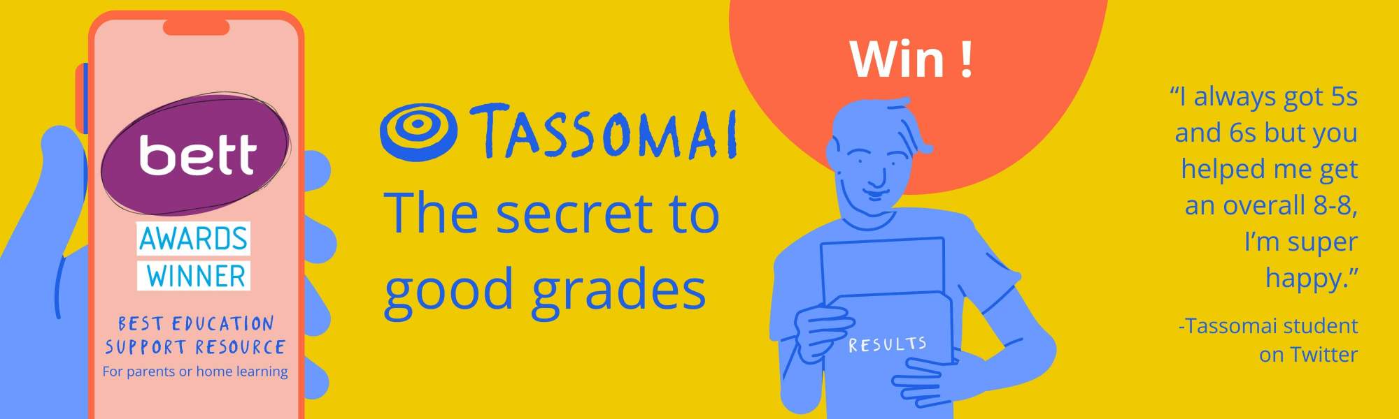 LittleBird - WIN 1 of 3 x 6 month subscriptions to Tassomai, the award ...
