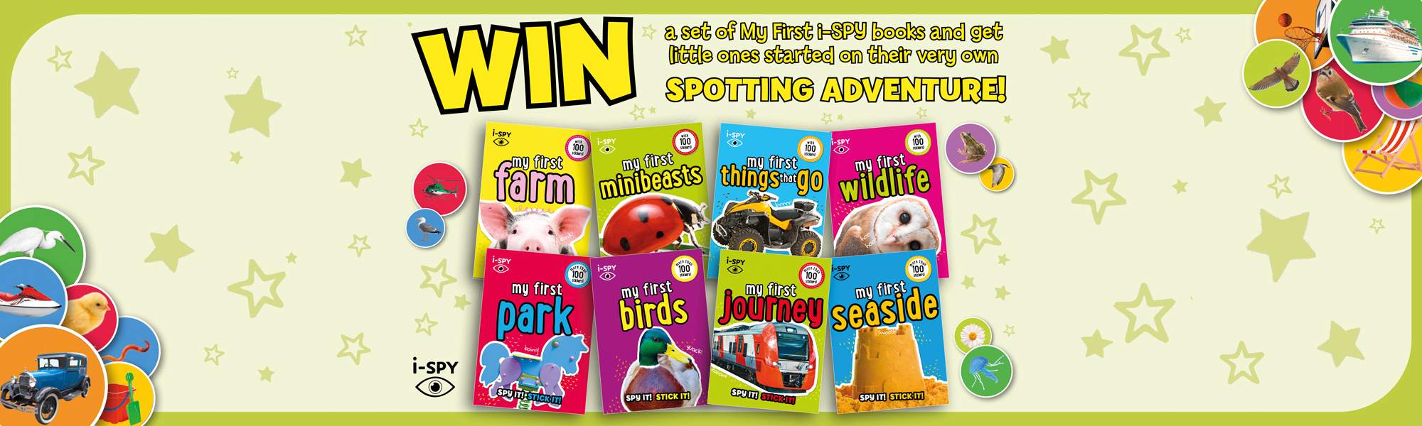 LittleBird - WIN a set of My First i-SPY sticker books!