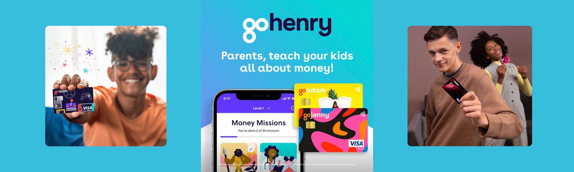 LittleBird - Go Henry - FREE Kids & Teens Debit card + FREE £5!