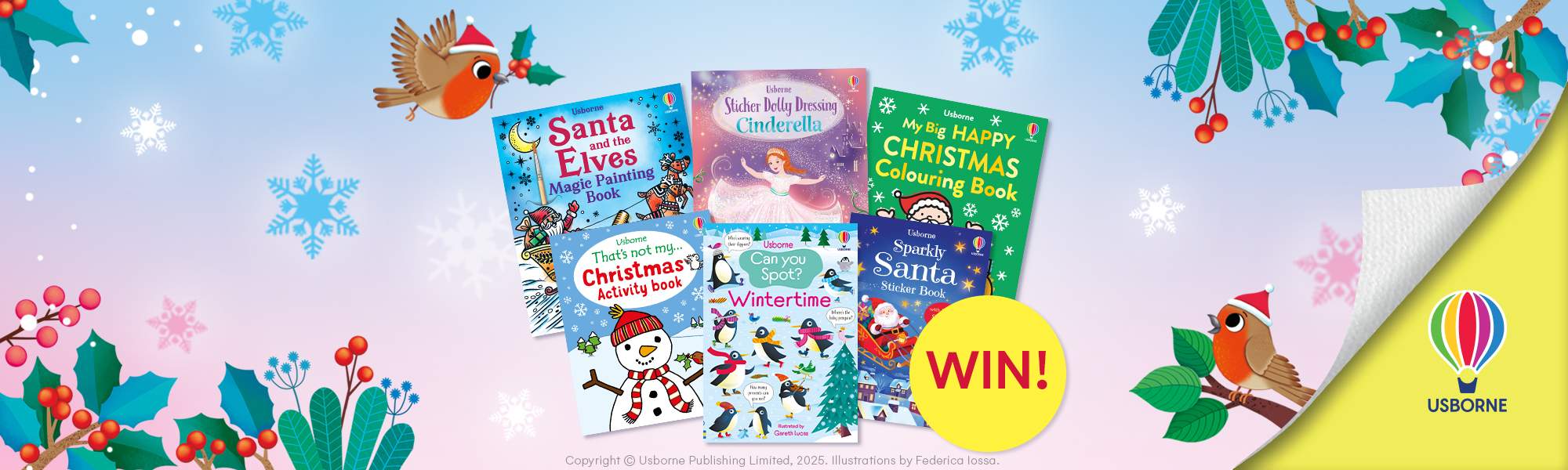 LittleBird - Win a Christmas Book bundle from Usborne!